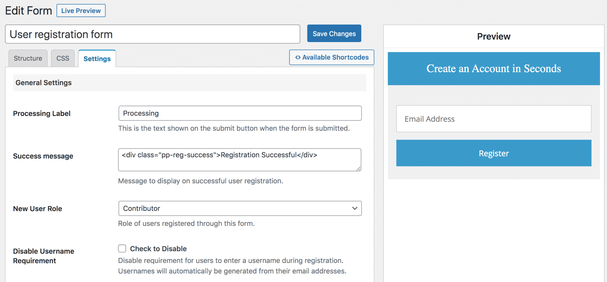 WordPress User Registration With Only Email Address ProfilePress WordPress User Registration With Only Email Address ProfilePress